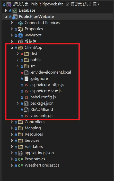 Create Dotnet WebAPI and Vue project | Ben’s Dev Life